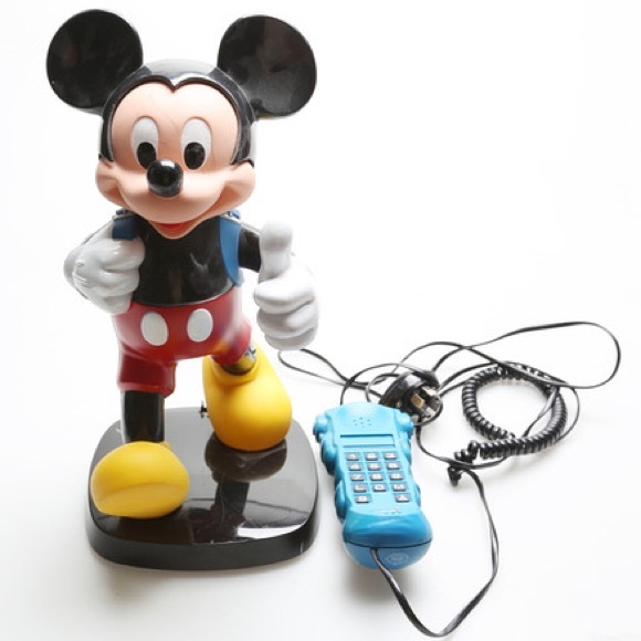 Disney | Other | 986 Mickey Mouse Backpack Touchtone Phone Disney 8s ...